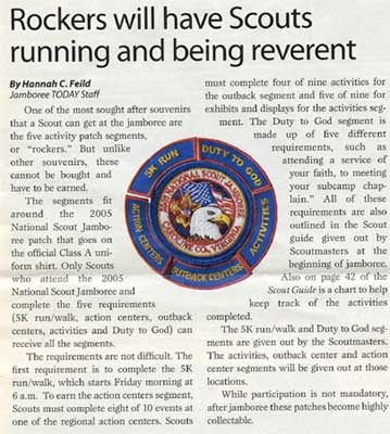 The 2005 Boy Scout National Jamboree - Page 1